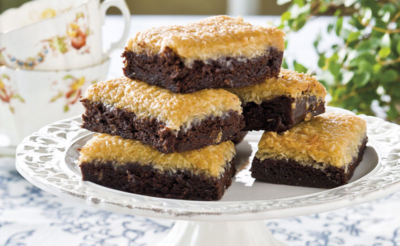 Sega chokladrutor med kokostosca | Allers